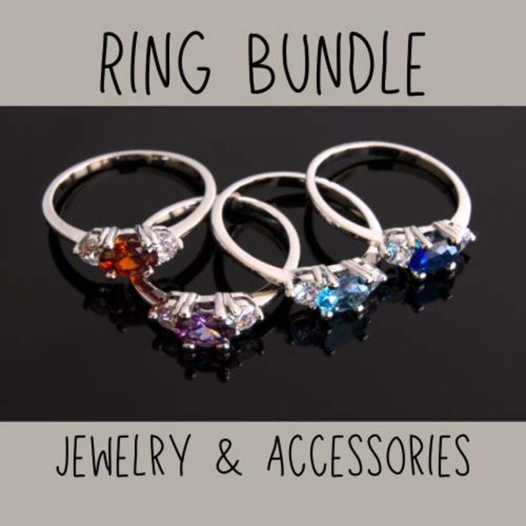 Rings ONLY - Jewelry Mystery Bundle. | Mystery Jewelry Box. | Self Care ...