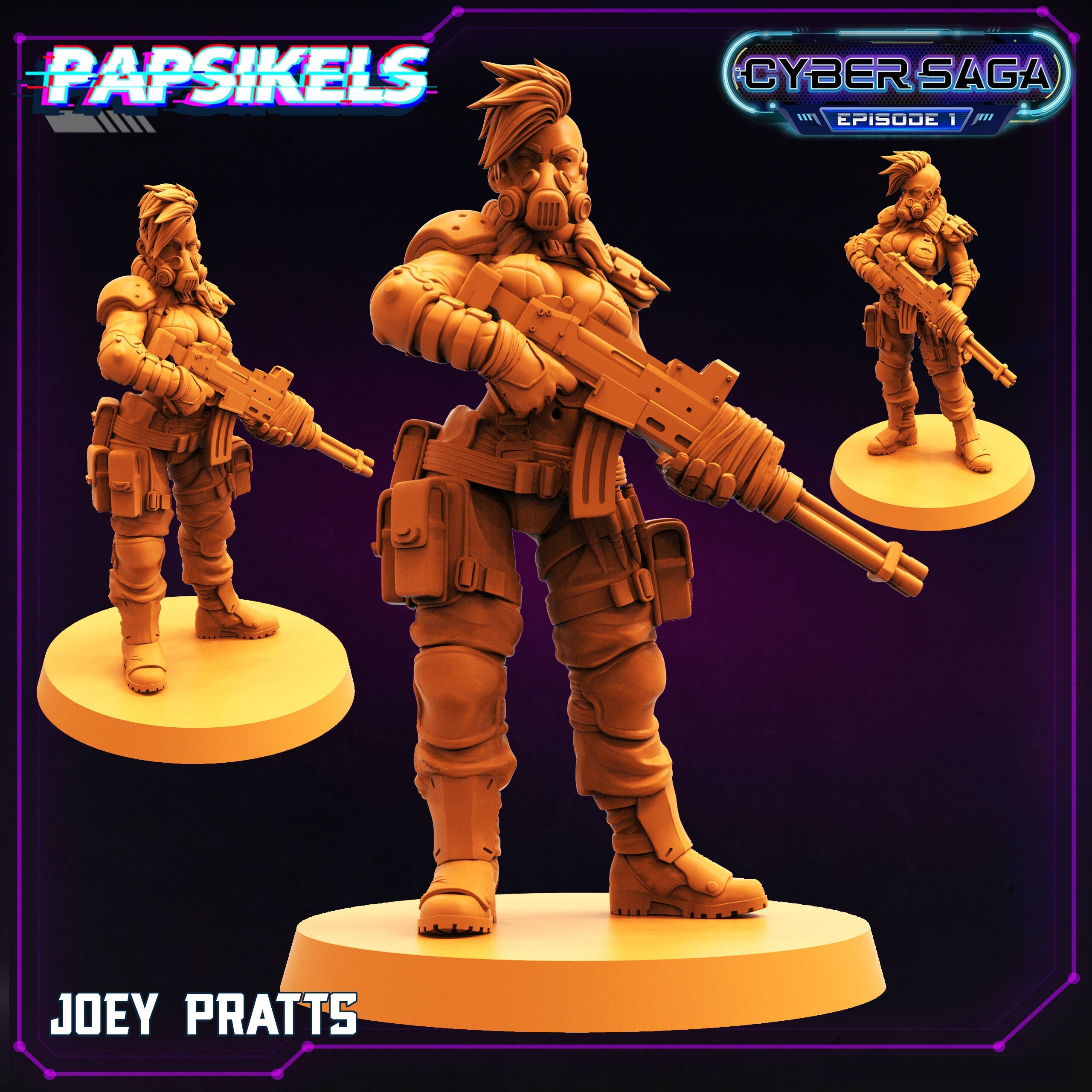 Joey Pratts 28mm/32mm Resin Miniature - Etsy UK
