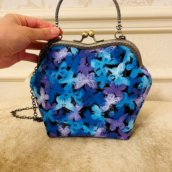 Kiss Lock Shoulder Bag Pattern - Etsy