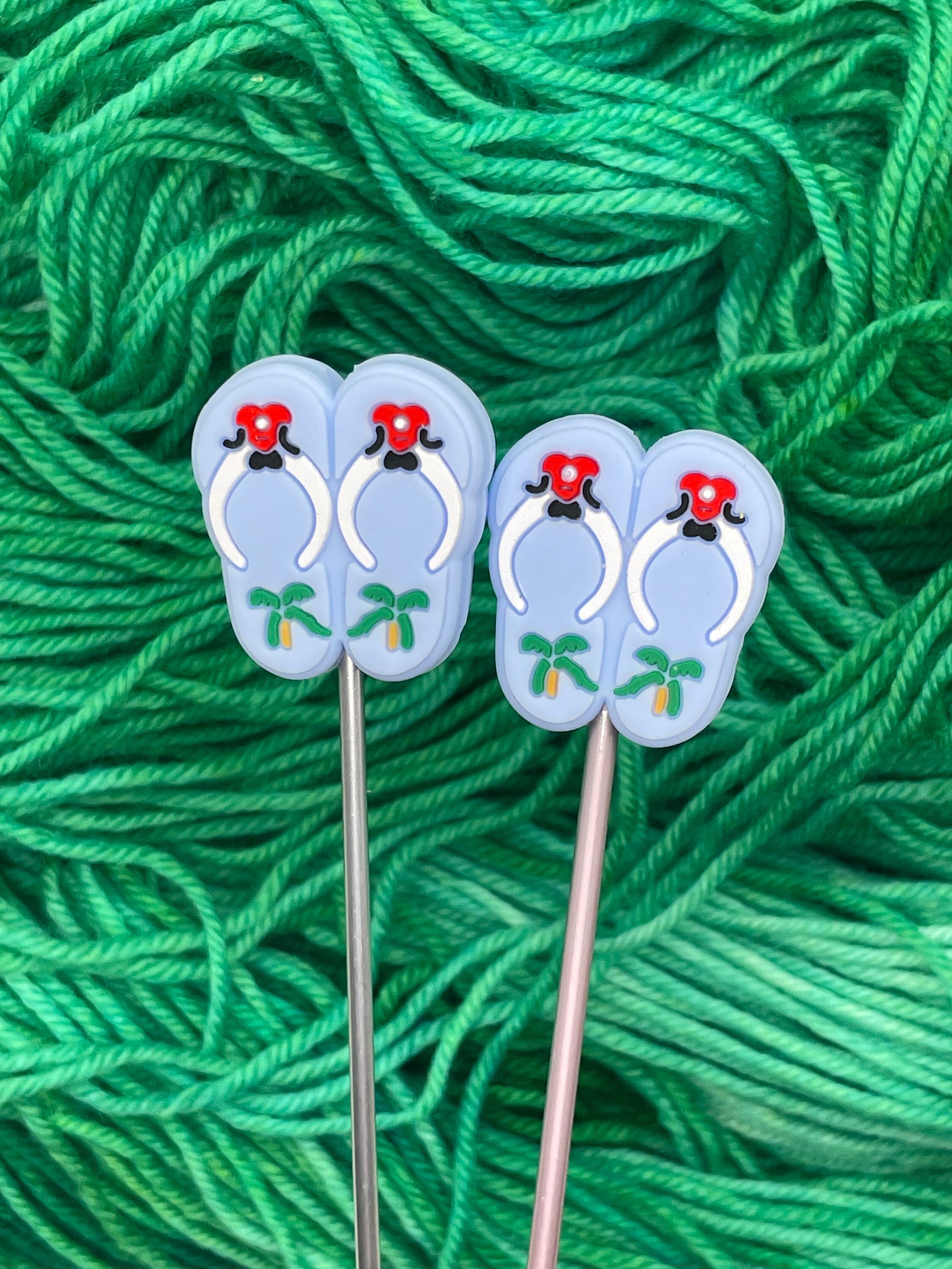 Flip Flop Needle Toppers - Etsy