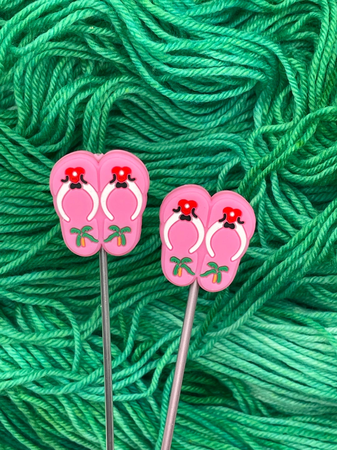Flip Flop Needle Toppers - Etsy