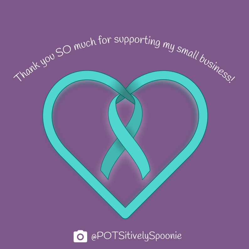 POTS Awareness Sticker, Postural Orthostatic Tachycardia Syndrome ...