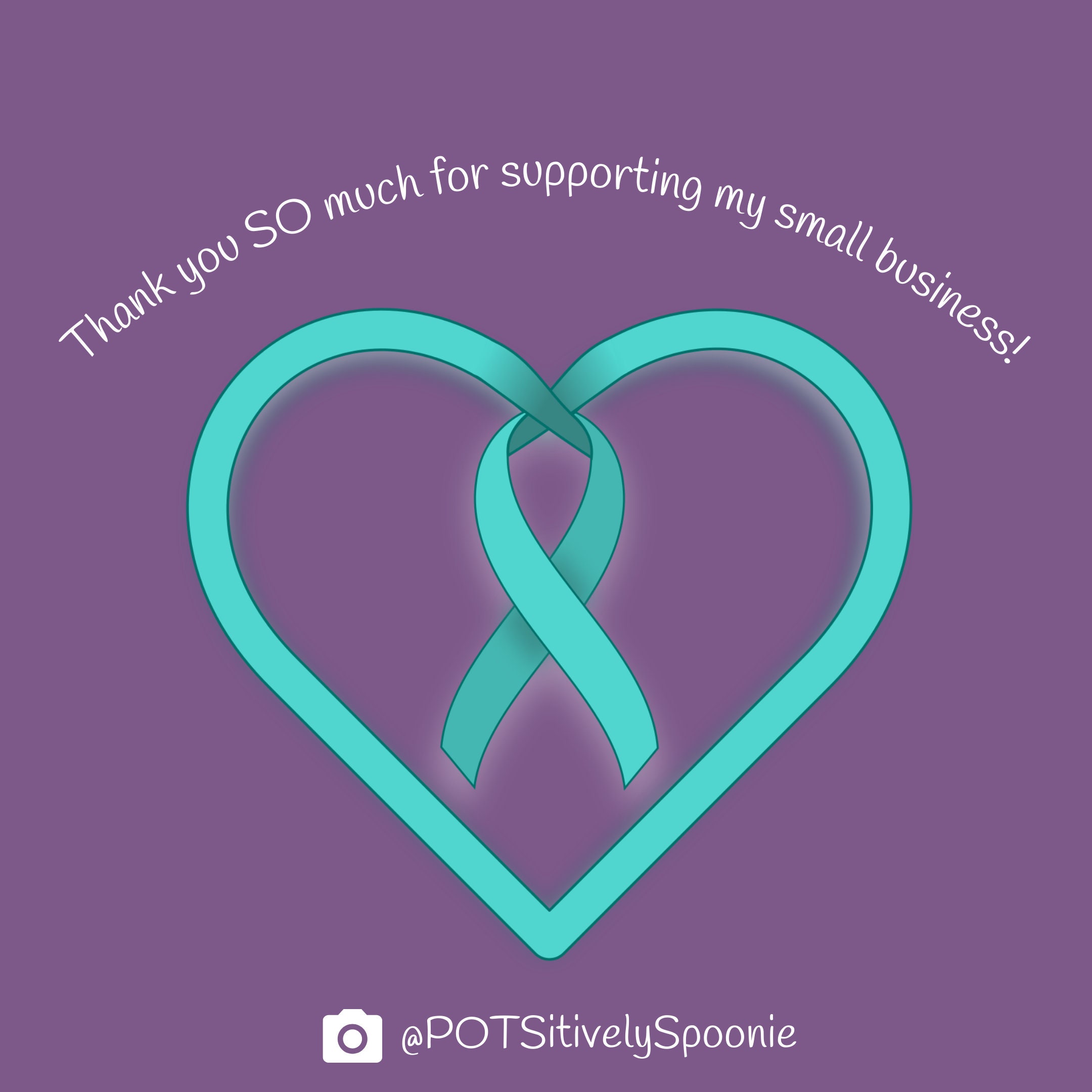 POTS Awareness Sticker, Postural Orthostatic Tachycardia Syndrome ...