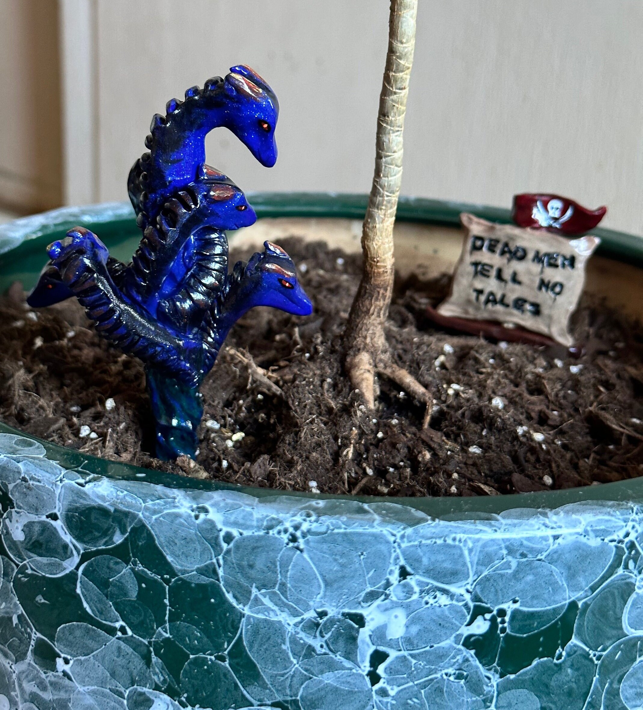 Miniature Sunken Ship's Mast - Customizable - Seaside Decor - Unique ...