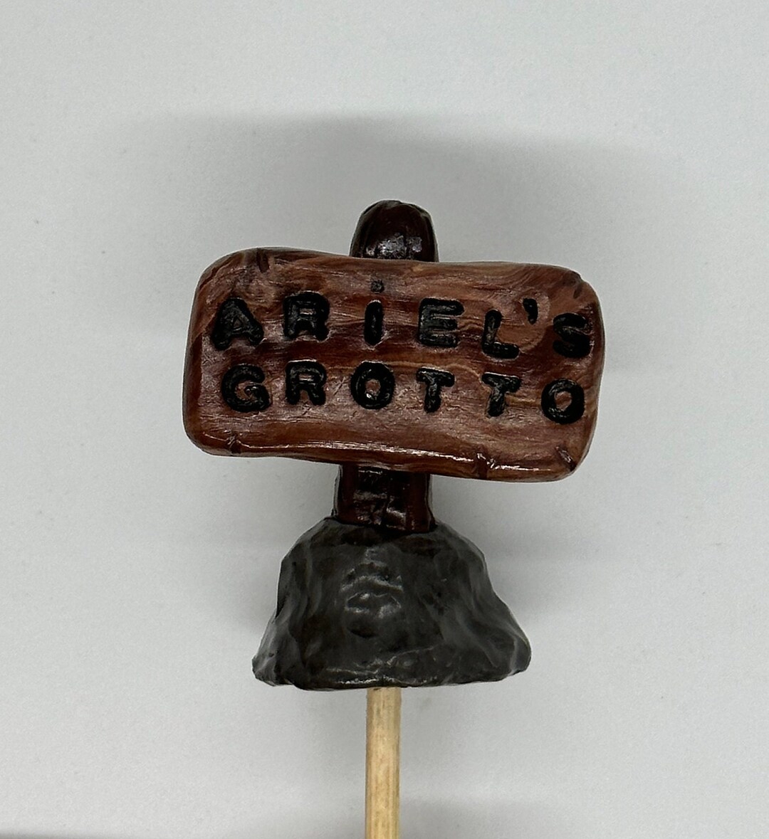 Miniature Grotto Sign - Customizable Ocean Marker - Mermaid Party Cake ...