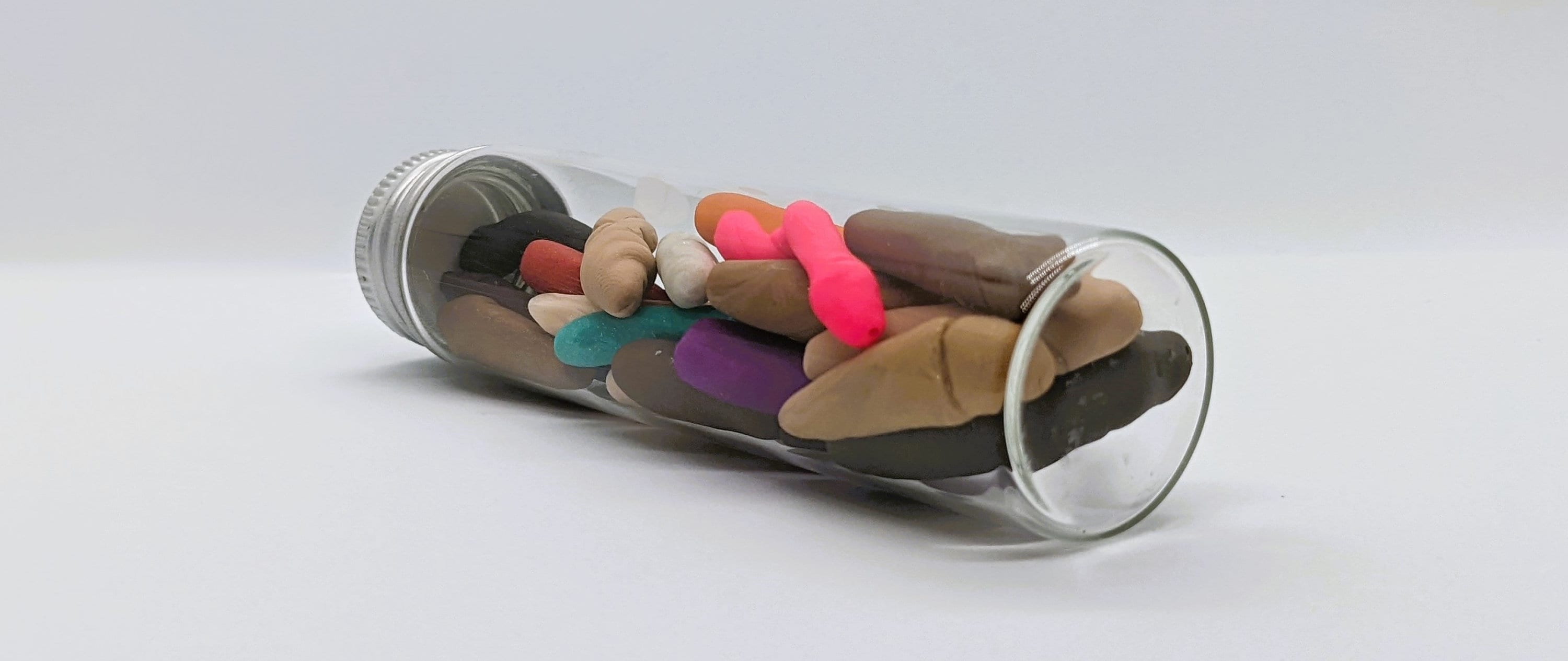 Peenies in A Bottle Tiny Custom Handmade Clay Penises Cute - Etsy