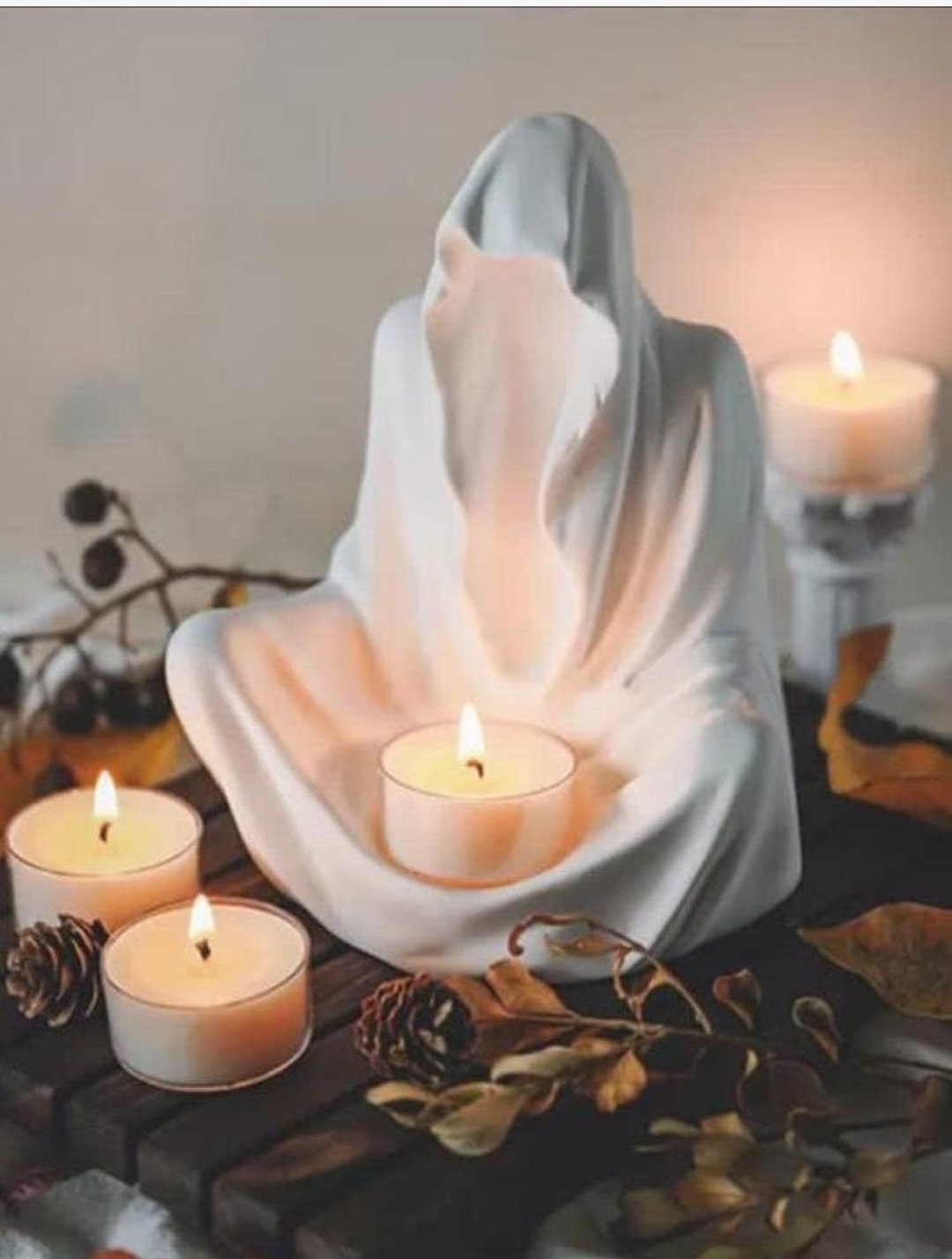 Ghost Candlestick Holder , Special Edition Candle Holder, Garden Gift ...