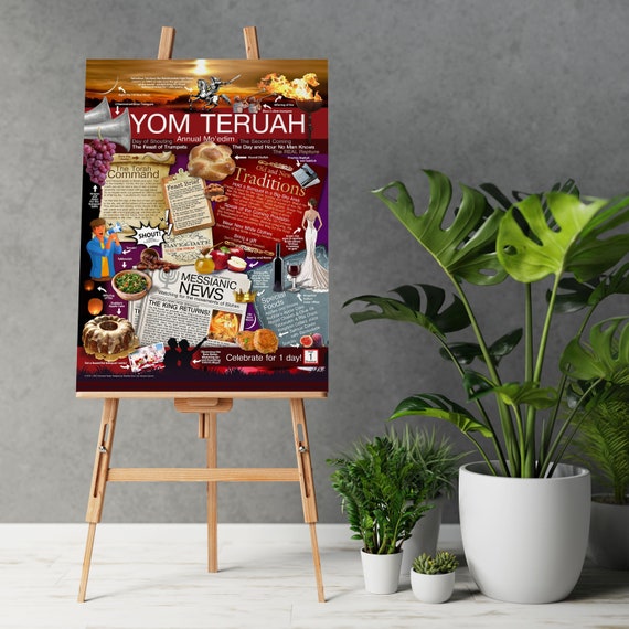 Stunning Yom Teruah Poster Feast of Trumpets Decore Yom - Etsy