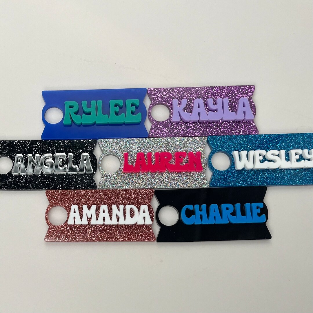 14oz Tumbler Name Plate for Stanley Quencher H2.0 | RETRO FONT ...