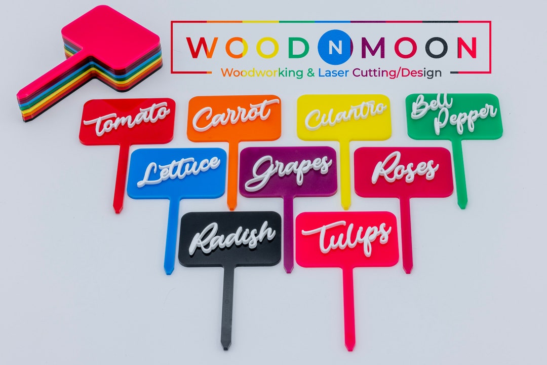 Colorful Garden Stakes - Label and Add Some Color - Organize Your ...
