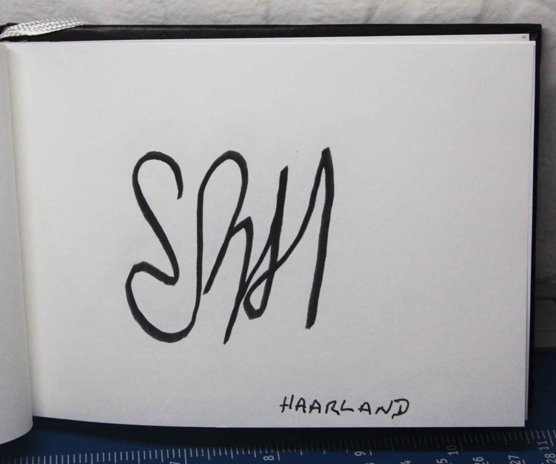 Erling Haaland Manchester City Handsignierte Autogramm Seite - Etsy ...
