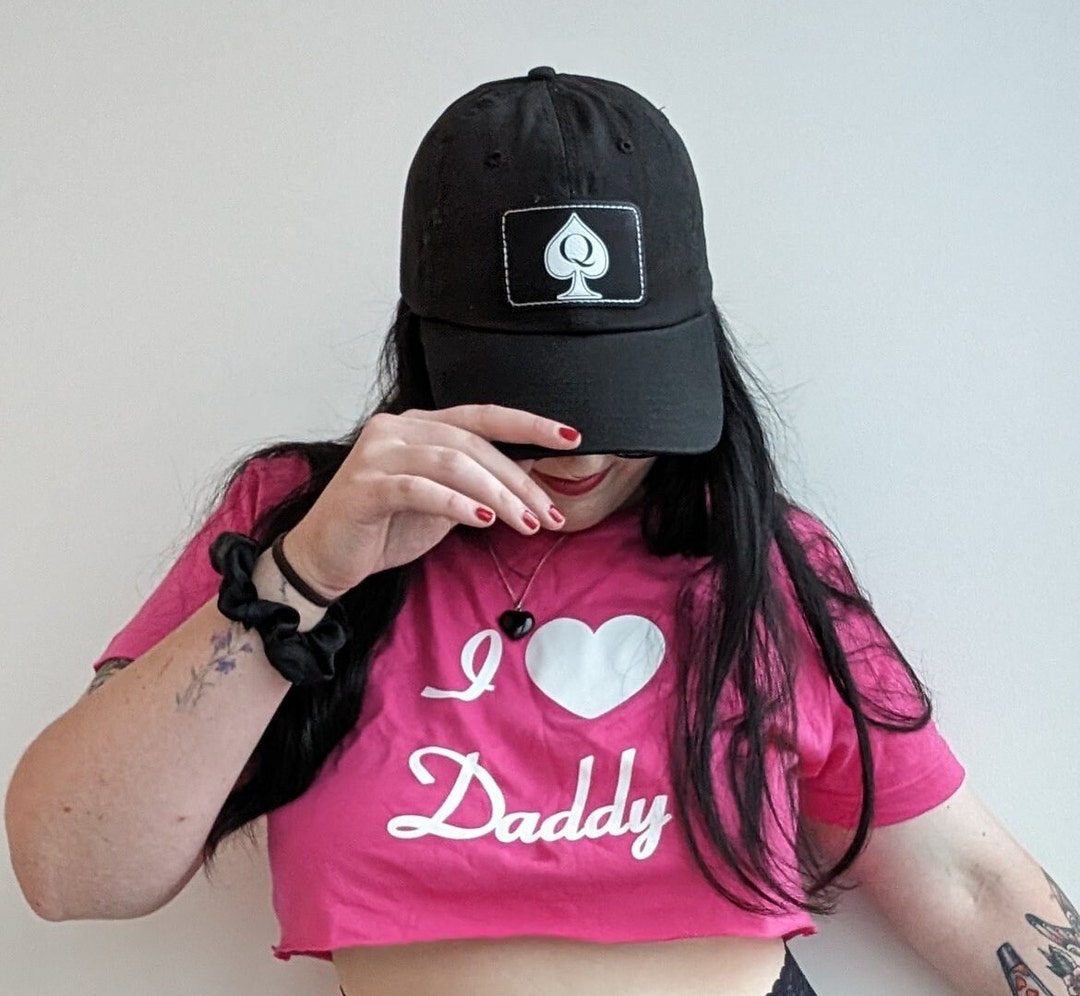 Qos Faux Leather Patch Adjustable Hat for Queen of Spades With Color ...