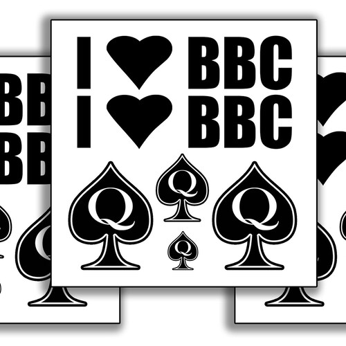 Queen Of Spades Qos Brand Temporary Tattoo Set Bbc Snowbunny Etsy Canada