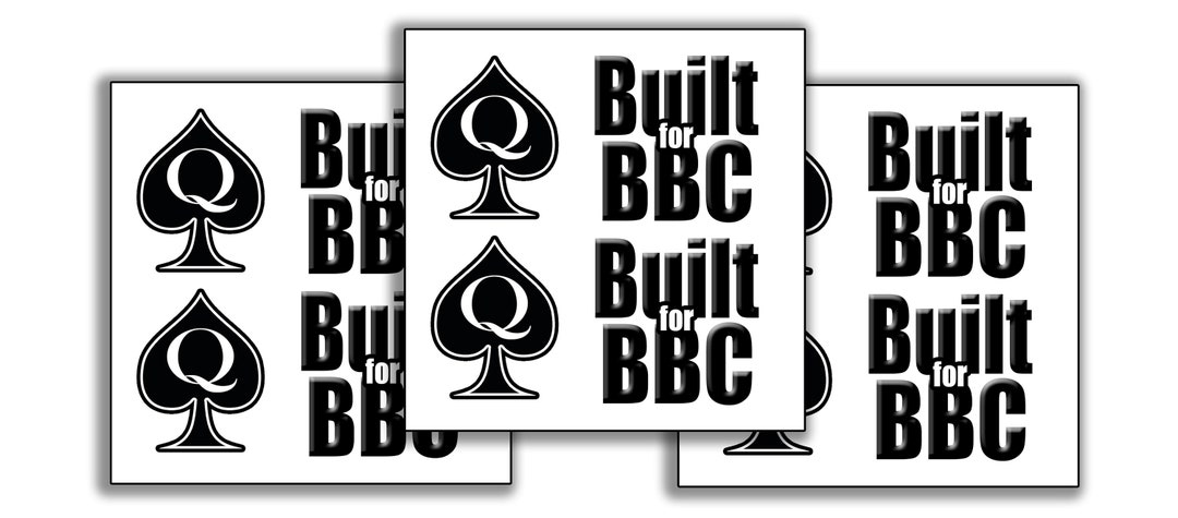 12pc Temporary Tattoo Built for BBC Queen of Spades QOS - Etsy