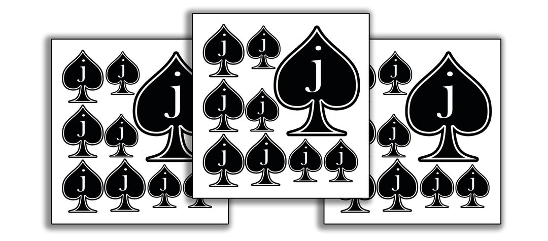 27pc Temporary Tattoo Jack of Spades Cuckold Cuck Jos - Etsy UK