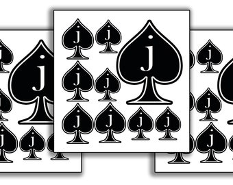 Queen of Spades Tramp Stamp Temporary Tattoo - Etsy