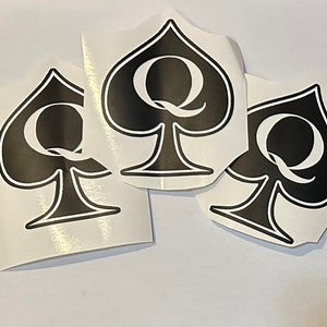 Qos Sticker Sets for Queen of Spades Swinger Hotwife Cuck Couple ...