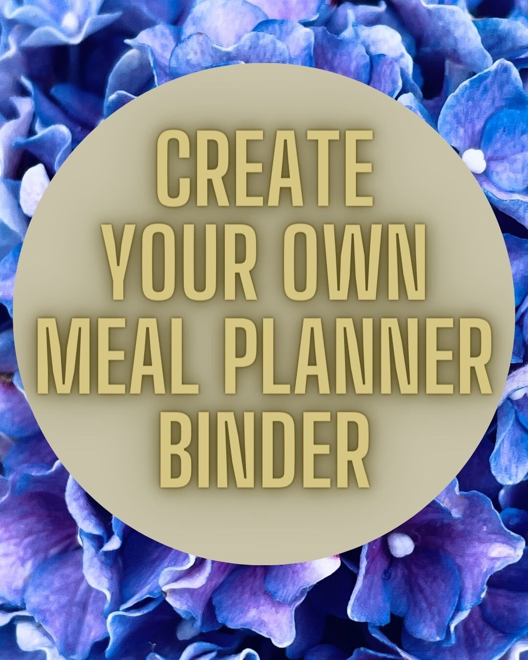 DIY Mealplan Printables. Includes Recipe Pages, Weekly Menu, and ...