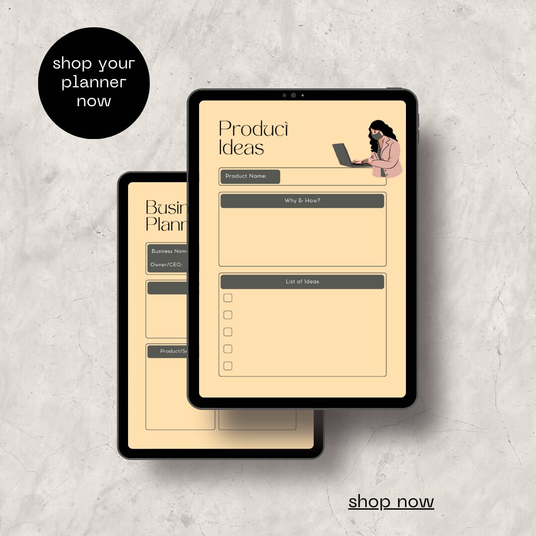 Editable Business Planner, Business Overview, Business Plans, Business ...