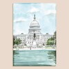 Washington DC Vinyl Fridge Magnet, Washington DC Map Magnet, Iconic DC ...