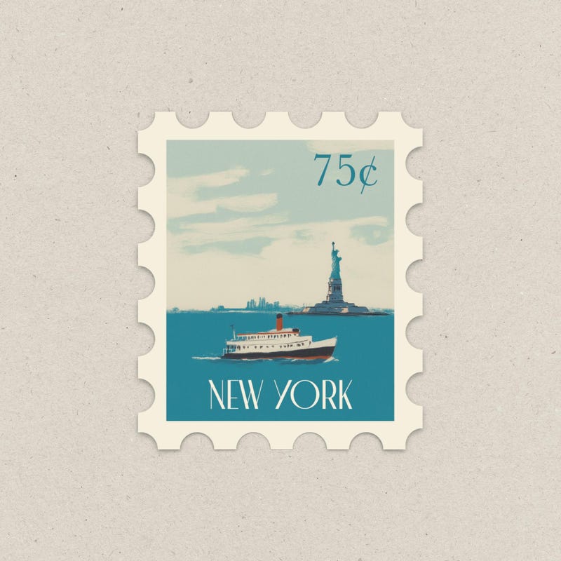 New York Sticker - Etsy