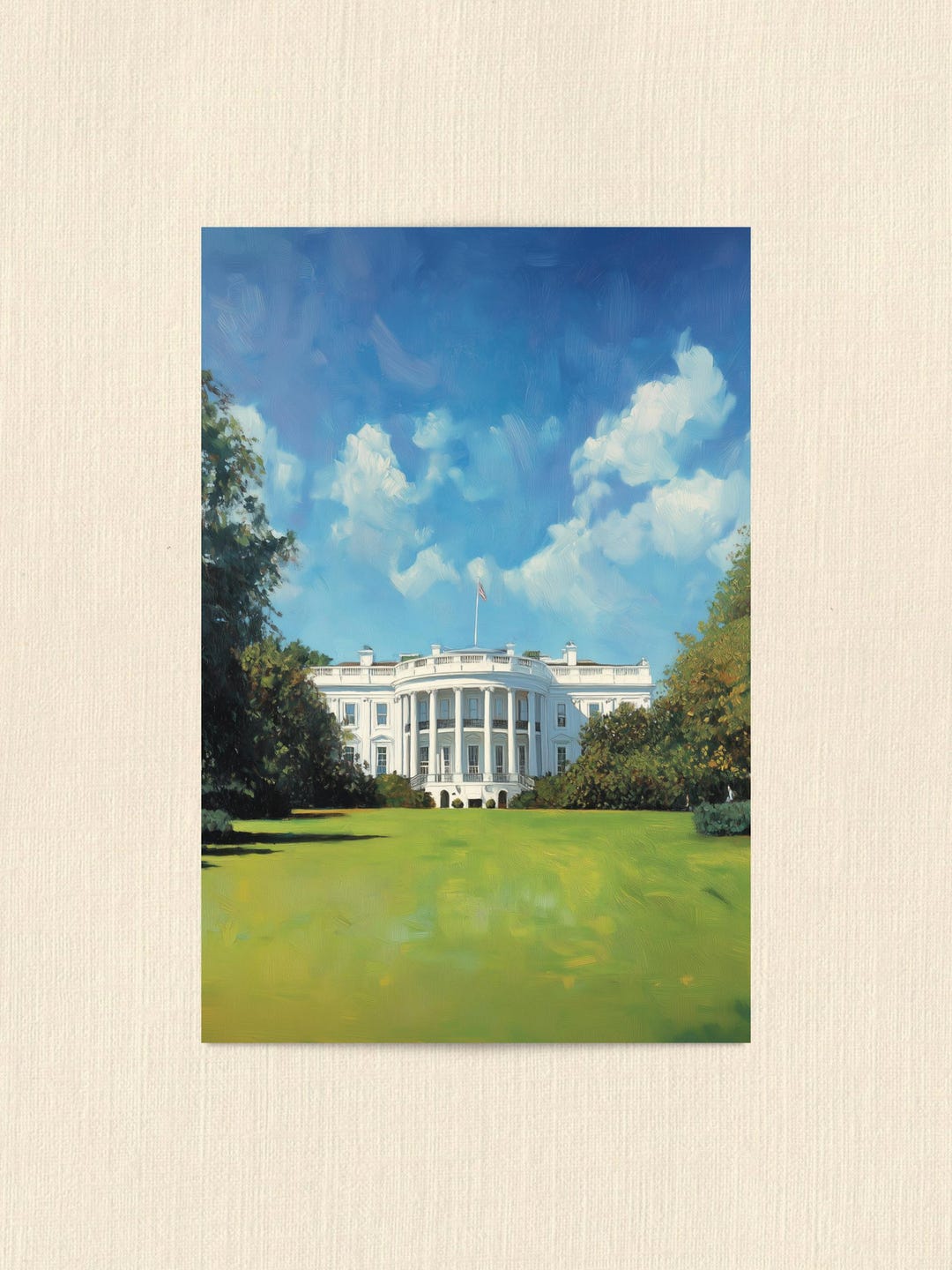 Washington DC Postcard / A White House Classic - Etsy