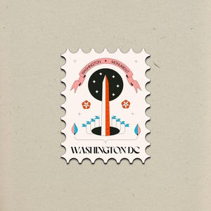 Washington DC Bundle / Monuments & Memories, Magnet and Postcard Trio ...