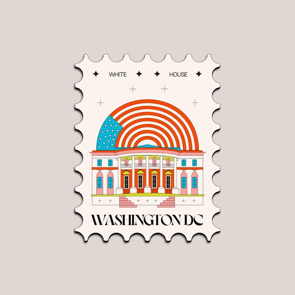 Washington Dc Stamps - Etsy