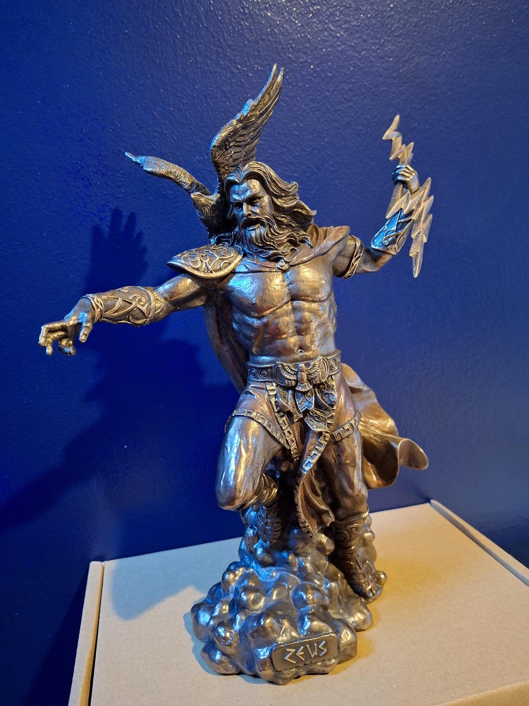 Mystical Statues - Zeus, the Sky Father - Etsy