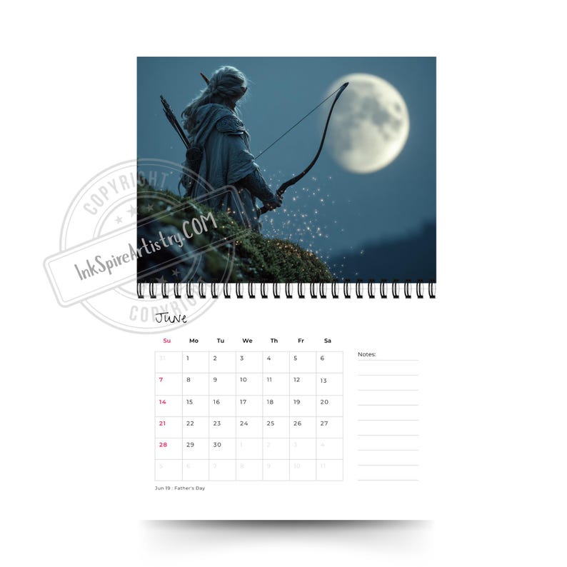 2026 Wall Calendar: A Fantasy Creatures Themed Custom Calendar - Etsy