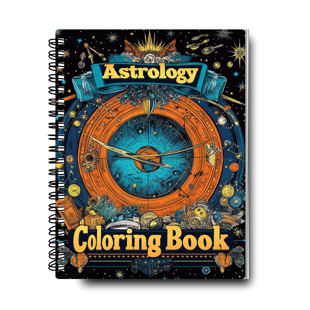 Astrology Coloring Book | Zodiac Coloring Pages for Relaxation | Adults ...