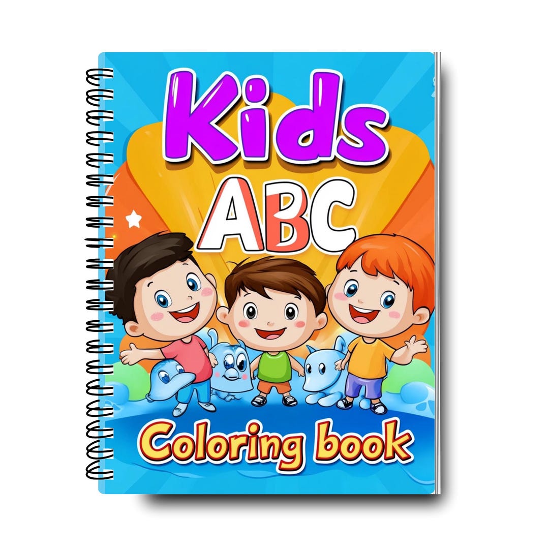 Personalized ABC Coloring Book | ABC Coloring Pages | Custom ABC ...