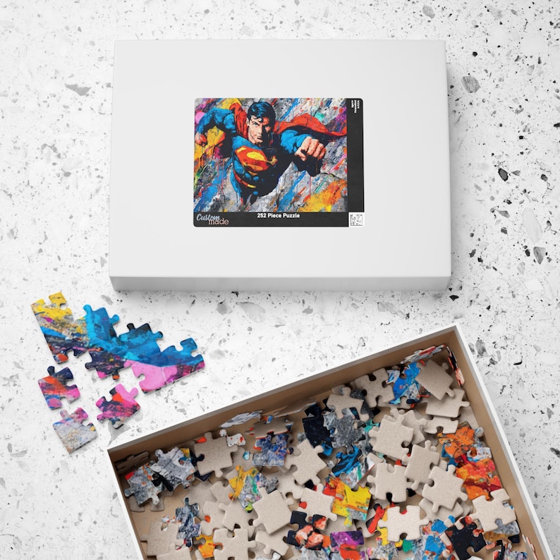 Superhero Jigsaw Puzzle - 110 - 1014 Piece Brain Teaser Puzzle - Etsy