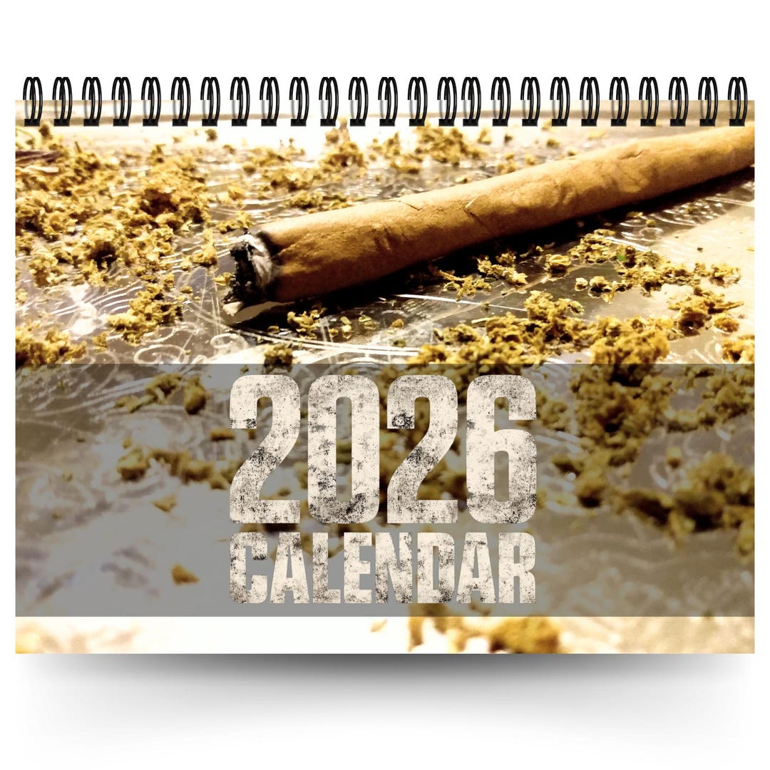 2026 Cannabis Calendar | 12 Month Calendar | Wall Calendar | Monthly ...