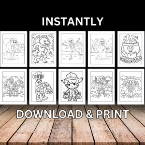 Halloween Coloring Pages | Cute Coloring Book | Halloween Coloring ...