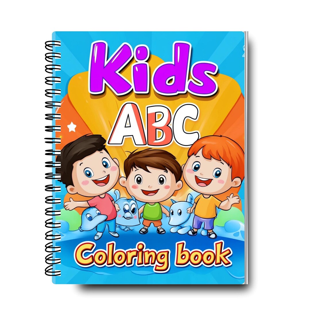 Fun ABC Alphabet Coloring Book for Kids – 80 Educational Coloring Pages ...