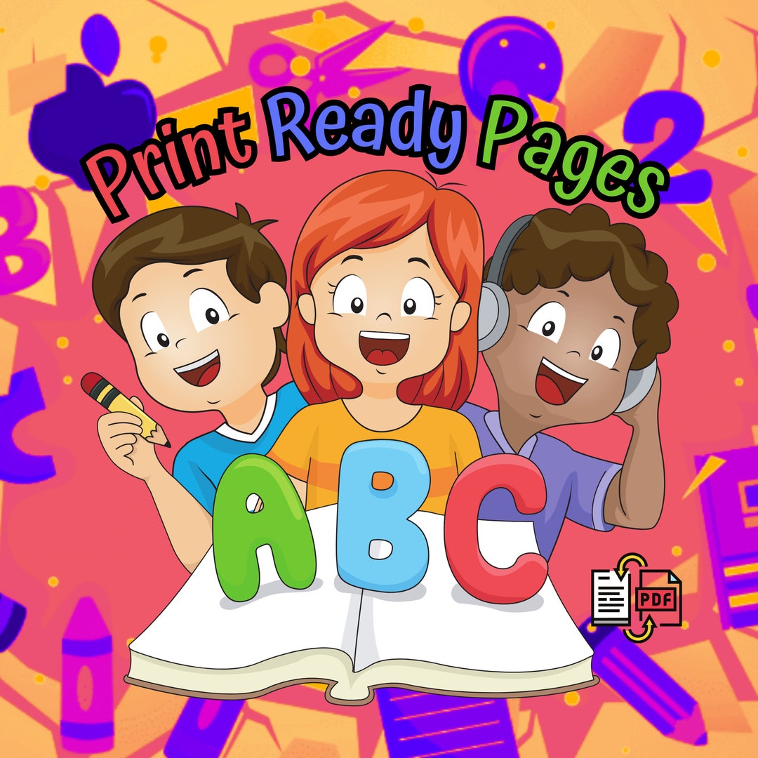 Abc s Of Stuff ABC Coloring Book Baby Alphabet Book Etsy Abc s Of Stuff ABC Coloring Book Baby Alphabet Book Etsy