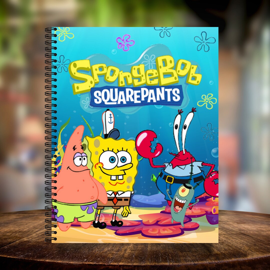 Kids Coloring Book Cartoon Coloring Pages Bikini Bottom - Etsy