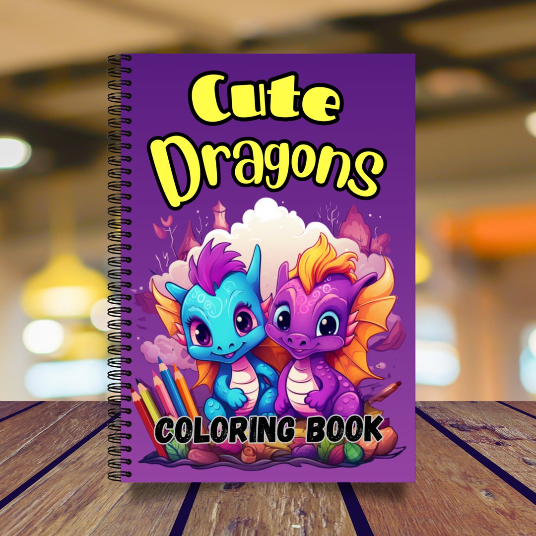 Baby Dragon Coloring Book Fantasy Coloring Dragon Coloring Book Baby ...
