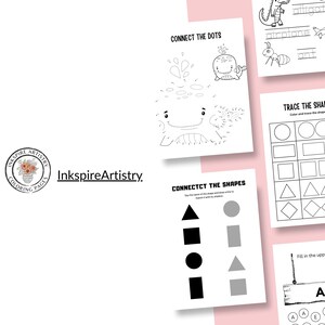 Set of 3 Activity Book Bundle for Homeschool Learning - Etsy