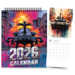 2026 Military Wall Calendar: Army Images, Monthly Planner - Etsy