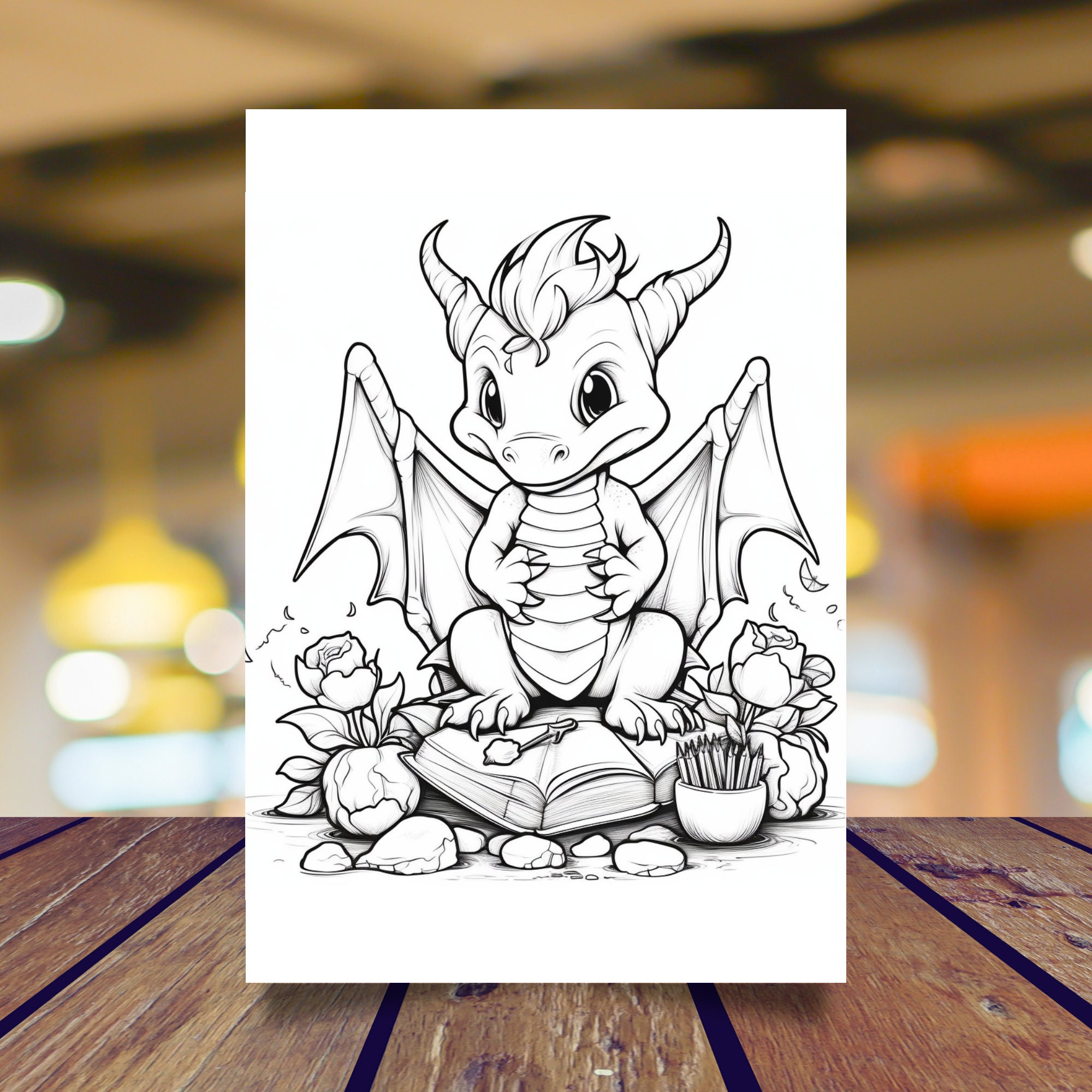 Baby Dragon Coloring Book Fantasy Coloring Dragon Coloring Book Baby ...