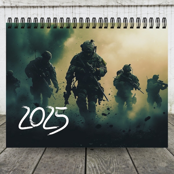 Military Wall Calendar - Etsy