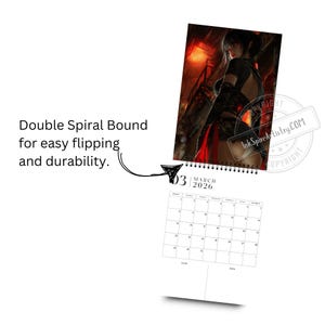 2026 Cyberpunk Girl Calendar: Anime Wall Art Planner - Etsy