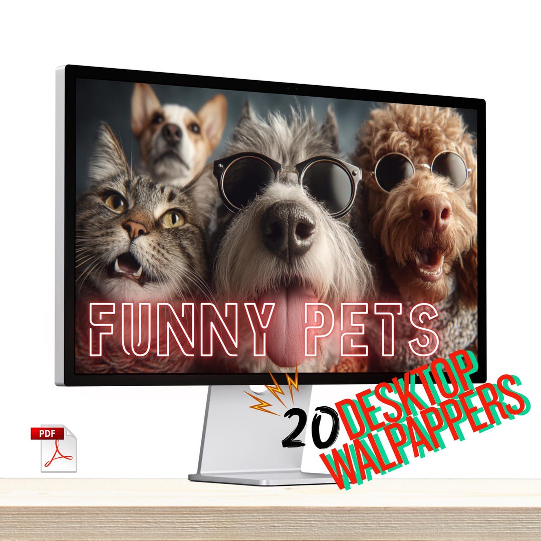 20 Pets Desktop Wallpapers: Unique Funny Wallpaper for PC, MAC, iPad ...