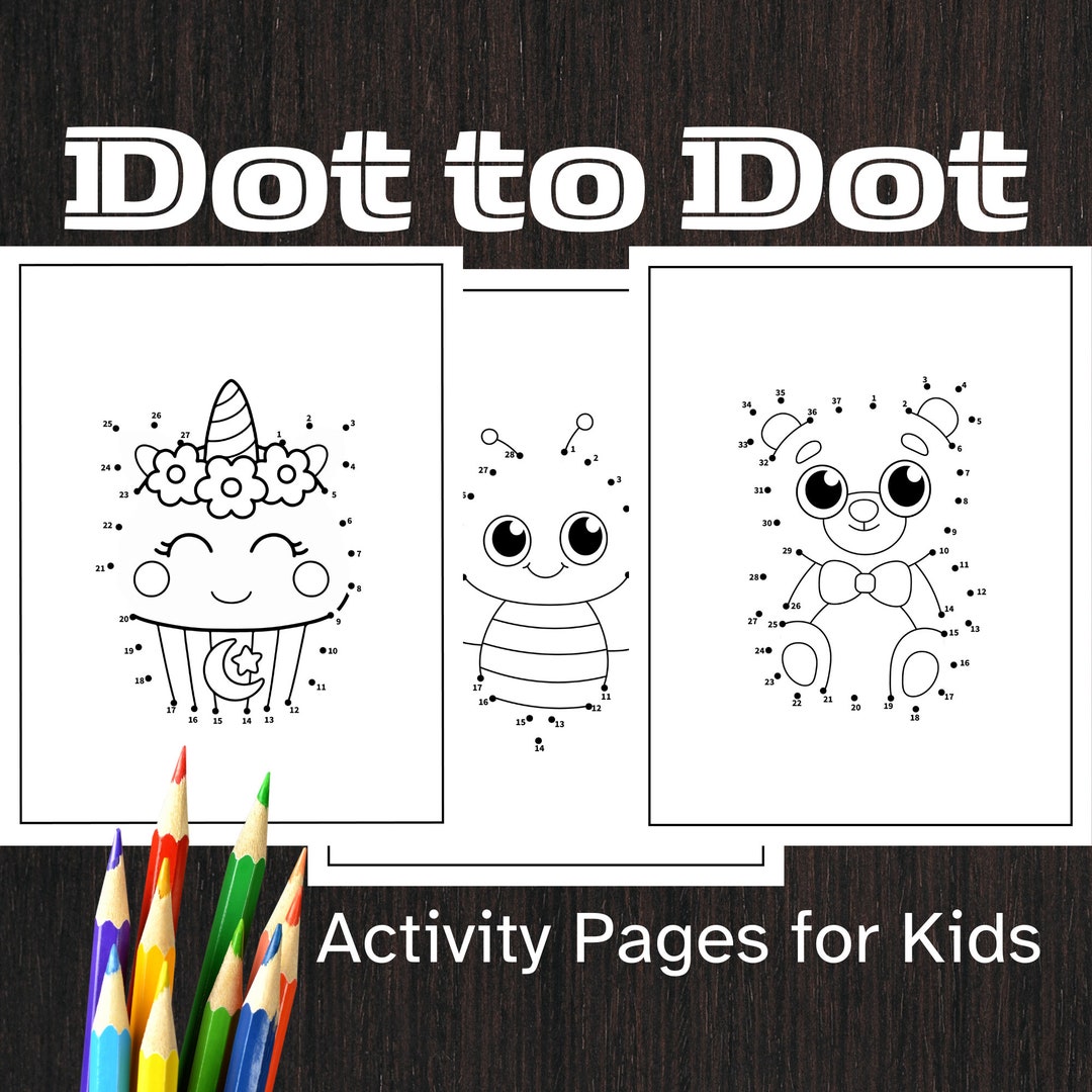 Dot to Dot for Kids | Dot to Dot Printable | Kids Activities ...