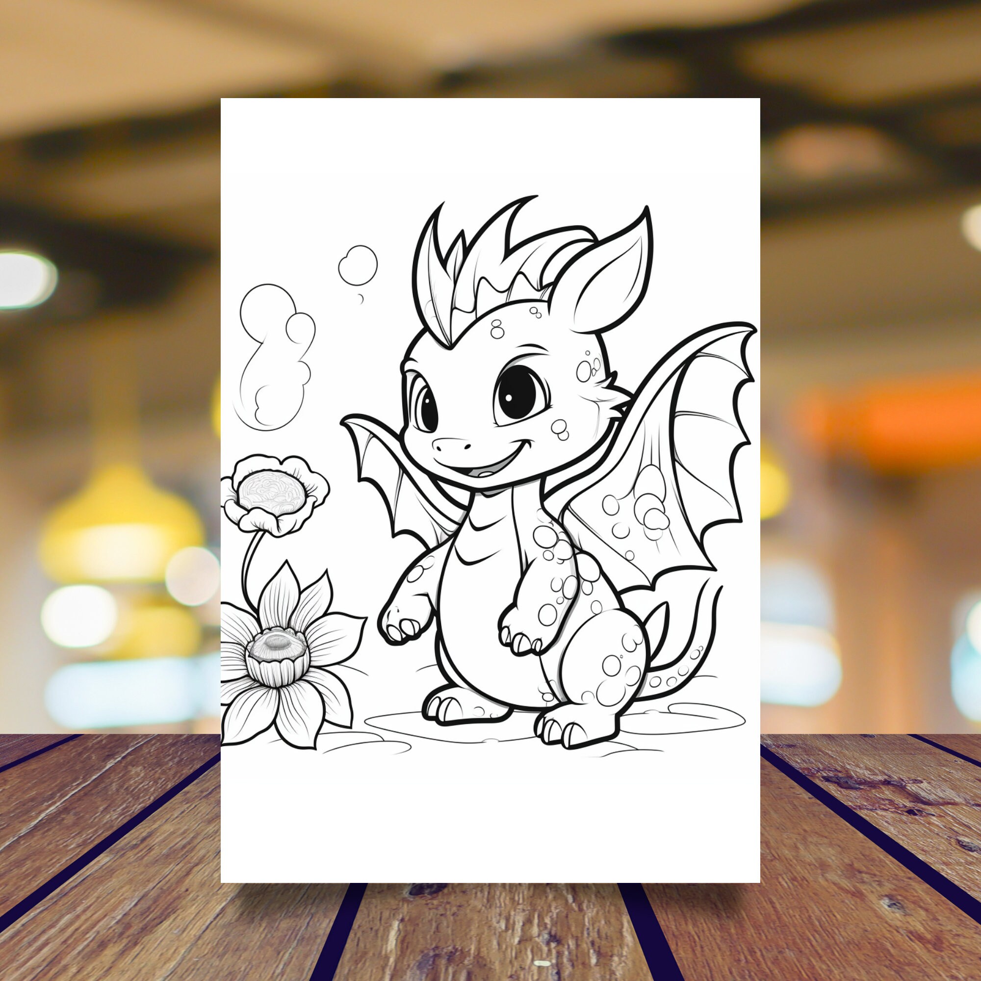 Baby Dragon Coloring Book Fantasy Coloring Dragon Coloring Book Baby ...