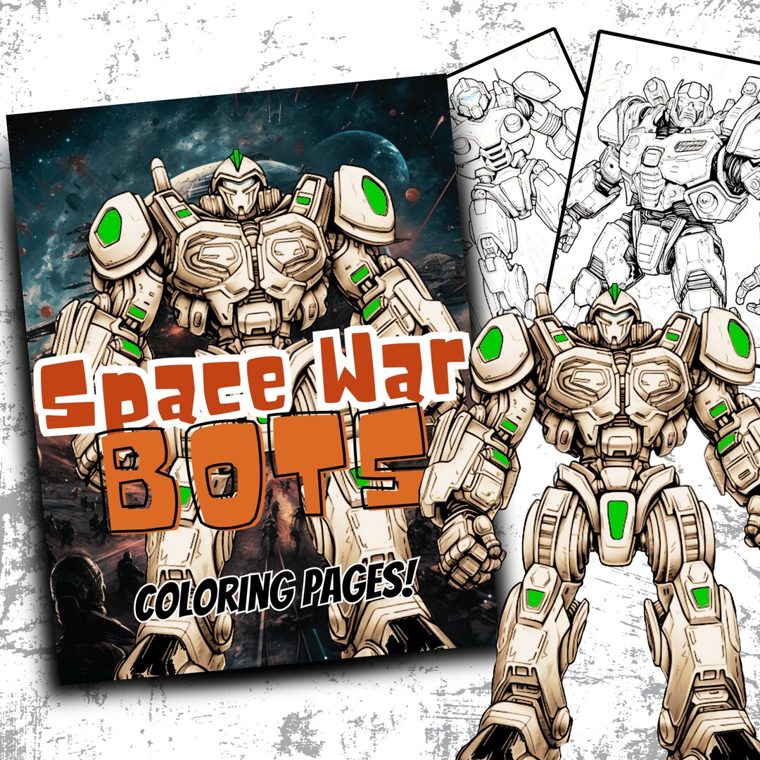 66 Space War Robot Coloring Pages Robot Coloring Kids Robot Birthday ...