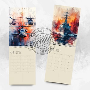 2025 Military Calendar | 12 Month Calendar | Army Images Calendar | War ...