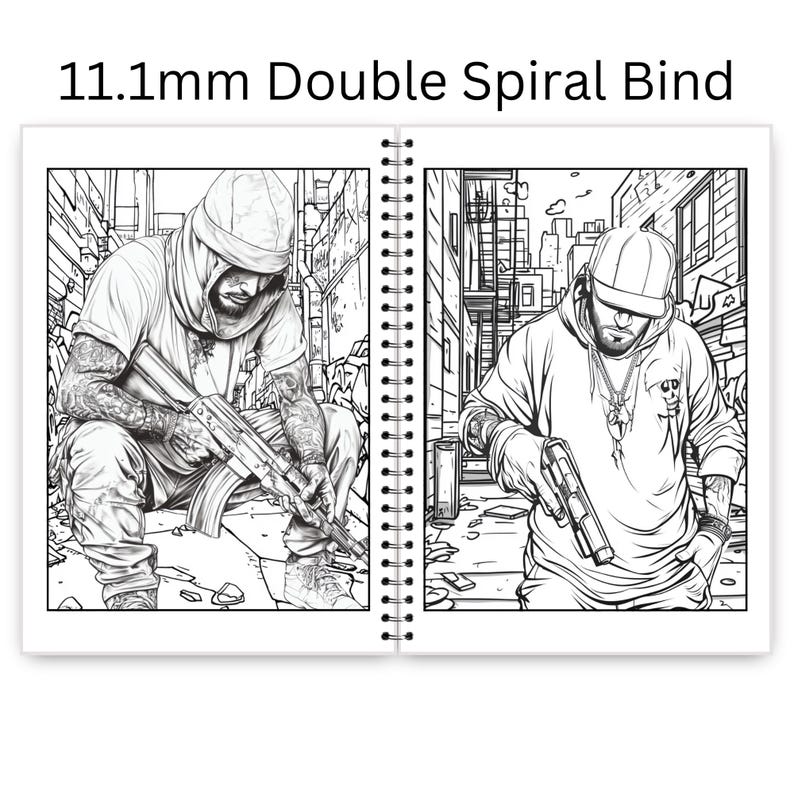 Gangsta Street Art Coloring Book: 50 Urban Coloring Pages for Teens - Etsy